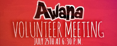 Awana Volunteers
