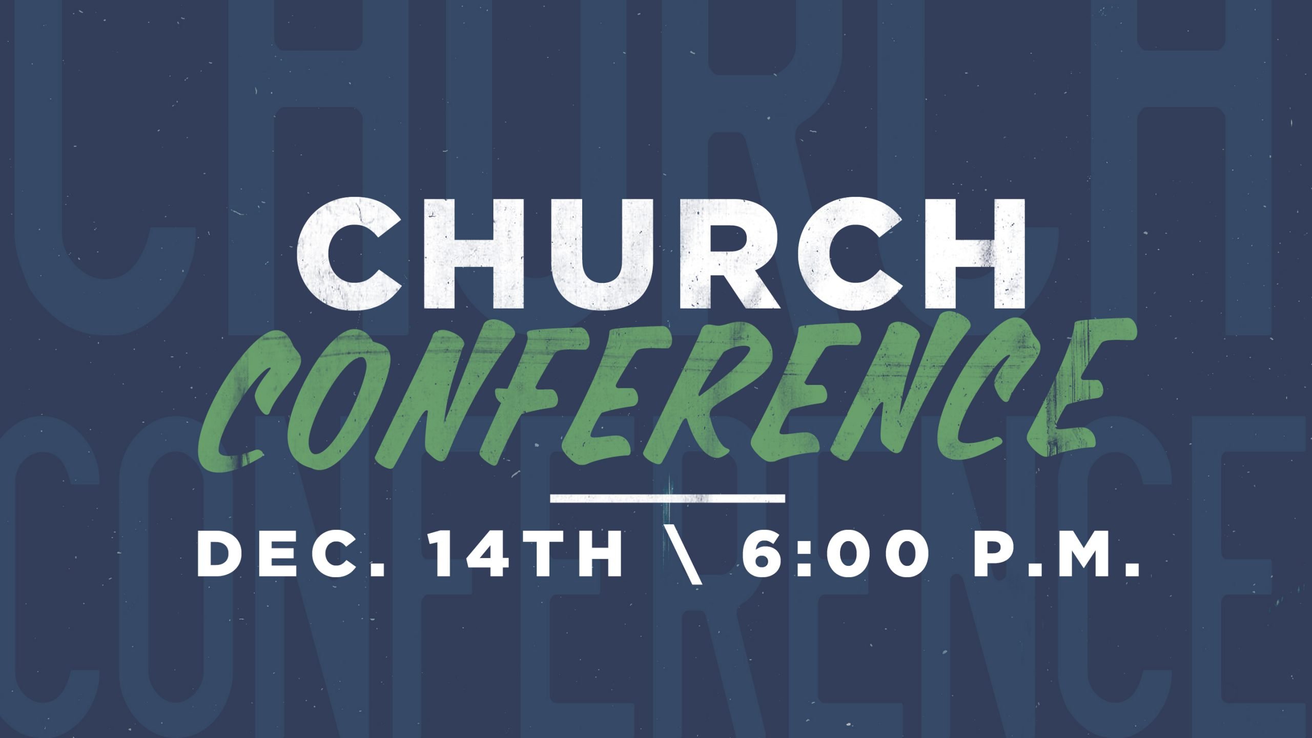Church Conference | December 2022 | Calvary Baptist Church
